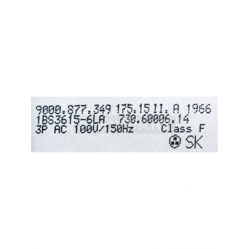 Bosch Siemens 1BS36156LA 00651956 Umlaufmotor Geschirrspüler ...