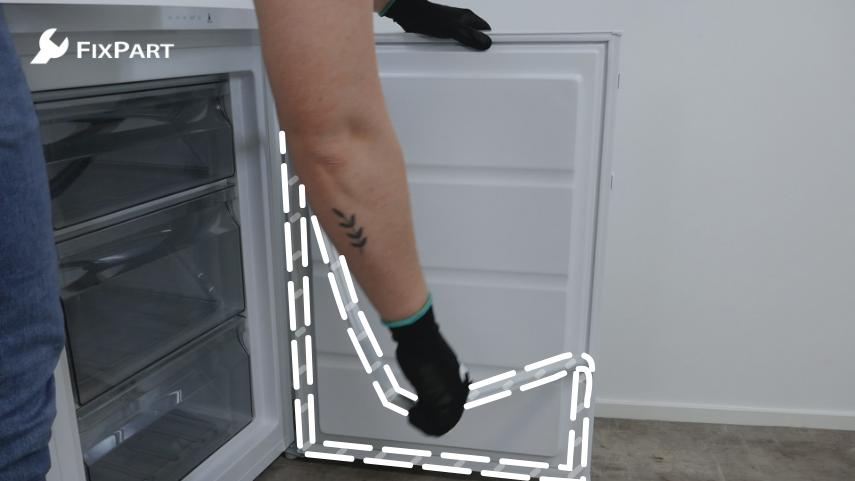Freezer - Door seal replacement - Repair advice – FixPart